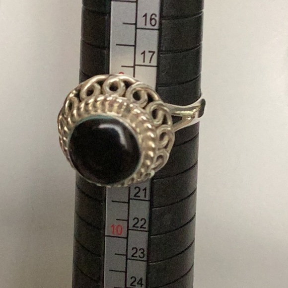 Jewelry | 925 Mexican Sterling Silver Black Onyx Ring | Poshmark
